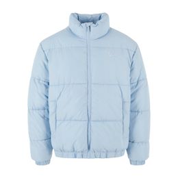 Karl Kani Herren Winterjacke "Karl Kani Herren KM233-052-3 KK Chest Signature Puffer Jacket", blau, Gr. L, unifarben, 100% Polyester, Jacken