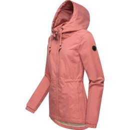 Ragwear Damen Outdoorjacke "Danka", rosa, Gr. S, Au&szlig;enmaterial: 100% Polyester; Innenfutter: 100% Polyester, Jacken, Wasserdichte &Uuml;bergangsjacke mit