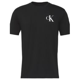Herren T-Shirt "CHEST LOGO", schwarz, Gr. XXL, Calvin Klein Jeans, unifarben, Jersey, Obermaterial: 100% Baumwolle, Shirts, regular fit,