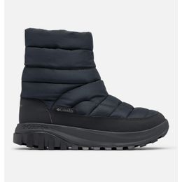Columbia Damen Winterstiefel "SNOWTROT MID", Gr. 38schwarz, titanium ii, Mesh, Synthetik, Schuhe, Winterschuhe, Winterboots, Snowboots, wasserdicht,
