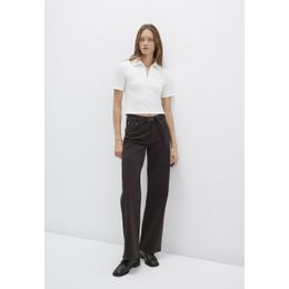 Mavi Damen Weite Jeans "MALIBU W/Belt"chocolate colorot denim, Gr. 28, 97% Baumwolle, 3% Elasthan, Jeans, Loose Wide Leg Jeans