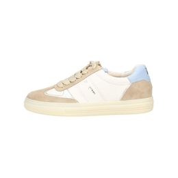 Paul Green Damen Sneaker "Paul Green Sneaker Leder", Gr. 38,5, beige, Leder, Schuhe