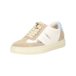 Paul Green Damen Sneaker "Paul Green Sneaker Leder", Gr. 37, beige, Leder, Schuhe