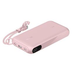 Belkin Powerbank mit Display 20W 20.000mAh USB-C pink BPB028hqPK