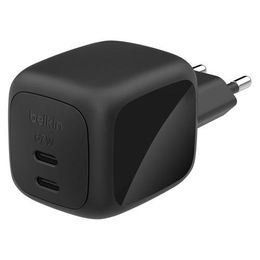 Belkin Ladeger&auml;t Dual USB-C 67W PD + PPS ,schwarz WCH020kqBK