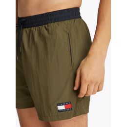 Tommy Hilfiger Swimwear "MEDIUM DRAWSTRING" mit Logo-Patch, mit kontrastfarbenem Bund
