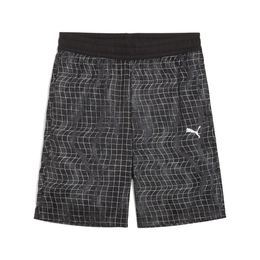 Puma Kinder Shorts "TRAIN ALL DAY Essentials Shorts Jungen", schwarz, Gr. 116, Obermaterial: 100% Polyester; Taschenfutter: 100% Polyester, Hosen