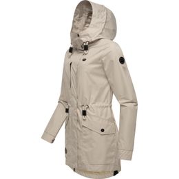 Ragwear Damen Parka "Alysa", wei&szlig;, Gr. L, Obermaterial: 100% Polyester; Innenfutter: 100% Polyester, Jacken, stylische Damen &Uuml;bergangsjacke mit