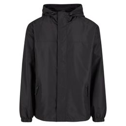Windbreaker Brandit "Brandit Brandit Men Light Windbreaker Frontzip", Herren, Gr. L, schwarz, 100% Polyester, unifarben, normal, ohne Ausschnitt, Jacken Windbreaker