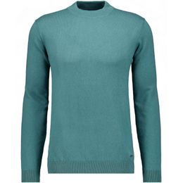 Rundhalspullover Ragman, Herren, Gr. 54, gr&uuml;n, 382, 95% Baumwolle 5% Kaschmir, hoch geschlossener Ausschnitt, Pullover Rundhalspullover