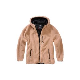 Brandit Damen Allwetterjacke "Brandit Damen Ladies Teddyfleecejacket"camel, Gr. S, mehrfarbig, 100% Polyester, Jacken