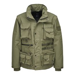 Anorak Brandit "Brandit Herren Superior Jacket", Herren, Gr. L, olive, 100% Polyester, unifarben, normal, hoch geschlossener Ausschnitt, Jacken