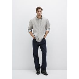 Mavi Damen Langarmhemd "STRIPE SHIRT"gray flannel zemin, wei&szlig; stripe, Gr. S, gestreift, 100% Baumwolle, Hemden