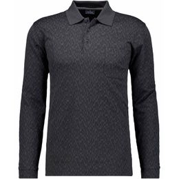 Ragman Herren Poloshirt, schwarz, Gr. M, Baumwollmischung, Shirts
