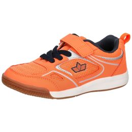 Lico M&auml;dchen Hallenschuh "Sportschuh Racine VS", Gr. 28, orange, Synthetik, Schuhe