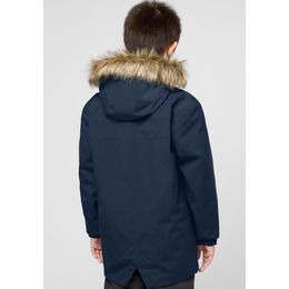 Jack Wolfskin Jungen 3-in-1-Funktionsjacke "COSY BEAR 3IN1 PARKA K", blau, Gr. 152, Hauptmaterial: 100% Polyester; Kontrast: 100% Polyester; Futter: