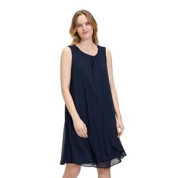 BETTY & CO BETTY & CO Damen Chiffonkleid "Damen Sommerkleid Chiffonkleid im Layer Look", blau, Gr. 40, Obermaterial: 100% Polyester. Futter: 100% Polyester.,