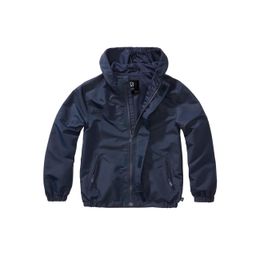 Brandit Kinder Allwetterjacke "Brandit Herren Kids Summer Windbreaker Frontzip"navy, Gr. 134, unifarben, 100% Polyester, Jacken