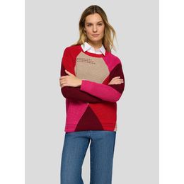 Rabe Damen Strickpullover "Pullover"rot, Gr. 50, 50%Baumwolle, 50%Polyacryl, Pullover
