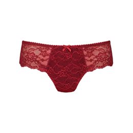 Anita Damen Panty "Shorty Bobette", Gr. 40, rot, Spitze, Obermaterial: 80% Polyamid PA. 13% Polyester PES. 7% Elasthan EL., Unterhosen