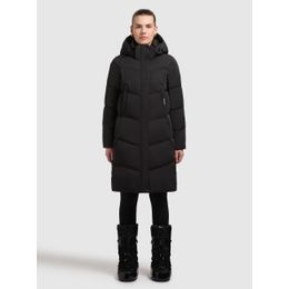Khujo Damen Steppmantel "GRAYA2"schwarz, Gr. XL, unifarben, 88% Polyester, 12% Polyamid, M&auml;ntel