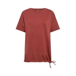 soyaconcept Damen Kurzarmhemd "Soya Concept T-Shirt SC-BANU 184."4577 mineral rot, Gr. L, Obermaterial: 48% Modal, 48% Polyester, 4% Elasthan, Hemden