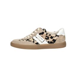 Paul Green Damen Sneaker "Paul Green Sneaker Veloursleder/Textil", Gr. 37, beige, Textil, Veloursleder, Schuhe