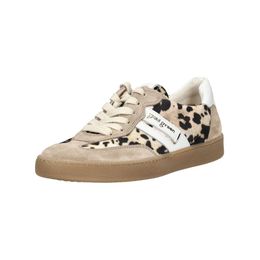 Paul Green Damen Sneaker "Paul Green Sneaker Veloursleder/Textil", Gr. 36, beige, Textil, Veloursleder, Schuhe