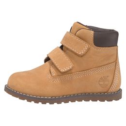 Timberland Damen Klettboot "POKEY PINEPokey Pine H&L", Gr. 22, gelb, Leder, Schuhe, Winterstiefel, Schn&uuml;rstiefel, Winterschuhe