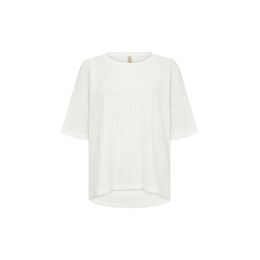 soyaconcept Damen Kurzarmhemd "Soya Concept T-shirt SHONAS 2"1100 sanftes weiß, Gr. XL, Obermaterial: 70% Baumwolle, 30% Polyester, Hemden