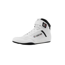 GORILLA WEAR Herren Trainingsschuh, Gr. 45weiß, schwarz, Polyurethane, Synthetik, Schuhe, im High-Top-Design