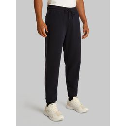 Herren Sweathose "LOGO TAPE SWEATPANT", schwarz, Gr. M, Calvin Klein Jeans, unifarben, Sweatware, Obermaterial: 65% Baumwolle, 35% Polyester, Hosen,