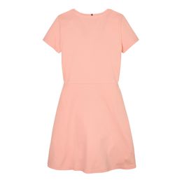Tommy Hilfiger M&auml;dchen Skaterkleid "ESSENTIAL SKATER DRESS SS"coral ice, Gr. 5, unifarben, Jersey, Obermaterial: 100% Baumwolle, Kleider, mit