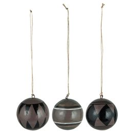 IB Laursen Weihnachtskugel 3er-Set aus Pappmach&eacute; IB Laursen Online Shop