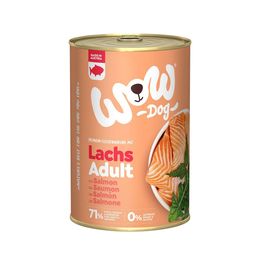 WOW! Dog Lachs Adult Hunde-Nassfutter glutenfrei 6x400g