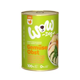 WOW! Gem&uuml;se & Obst Hunde-Nassfutter getreidefrei 6x400g