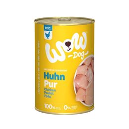 WOW! Dog Huhn Pur Hunde-Nassfutter Single-Protein 6x400g