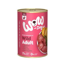 WOW! Dog Wild Adult Hunde-Nassfutter getreidefrei 6x400g
