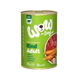 WOW! Dog Rind Adult Hunde-Nassfutter getreidefrei 6x400g