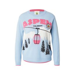 Princess Goes Hollywood Pullover 'Aspen' Damen Gr&ouml;&szlig;e XXL himmelblau / hellpink / schwarz / wei&szlig;