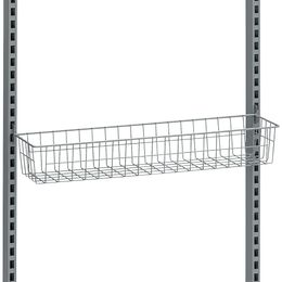 Drahtkorb, f&uuml;r h&ouml;henverstellbaren Arbeitstisch, LxBxH 670 x 175 x 100 mm kaiserkraft