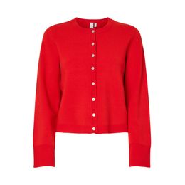 Y.A.S YAS Strickjacke 'YASElena' Damen Gr&ouml;&szlig;e M rot