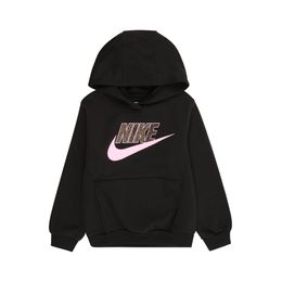 Nike Sportswear Sweatshirt M&auml;dchen Gr&ouml;&szlig;e 122 dunkelbraun / rosa / schwarz
