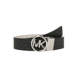 Michael Michael Kors G&uuml;rtel Damen Gr&ouml;&szlig;e 65 hellgrau / schwarz / silber