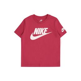 Nike Sportswear T-Shirt 'FUTURA EVERGREEN' Jungen Gr&ouml;&szlig;e 110 magenta / naturwei&szlig;