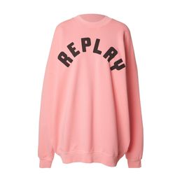 Replay Sweatshirt Damen Gr&ouml;&szlig;e M altrosa / schwarz