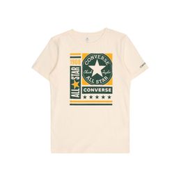 Converse T-Shirt Jungen Gr&ouml;&szlig;e 164/176 curry / taupe / dunkelgr&uuml;n