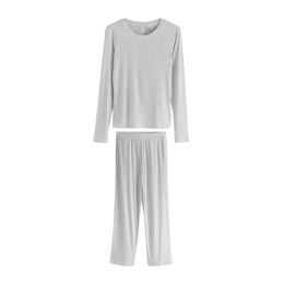 next Pyjama Damen Gr&ouml;&szlig;e M graumeliert Winterkleid