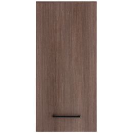 Hängeschrank Welltime "Trento, verschiedene Ausführungen und Farben", braun (cannello eiche), B:30cm H:64cm T:20cm, Holzwerkstoff, MDF, Schränke, Hängeschrank, Badmöbel, Breite 30 cm, 1 Tür, 2 Einlegeböden, Made in Germany