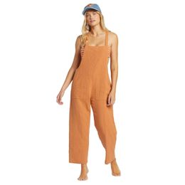 Jumpsuit Billabong "Pacific Time", Damen, Gr. L, US-Größen, braun (toffee), 100% Baumwolle, Overalls Jumpsuit